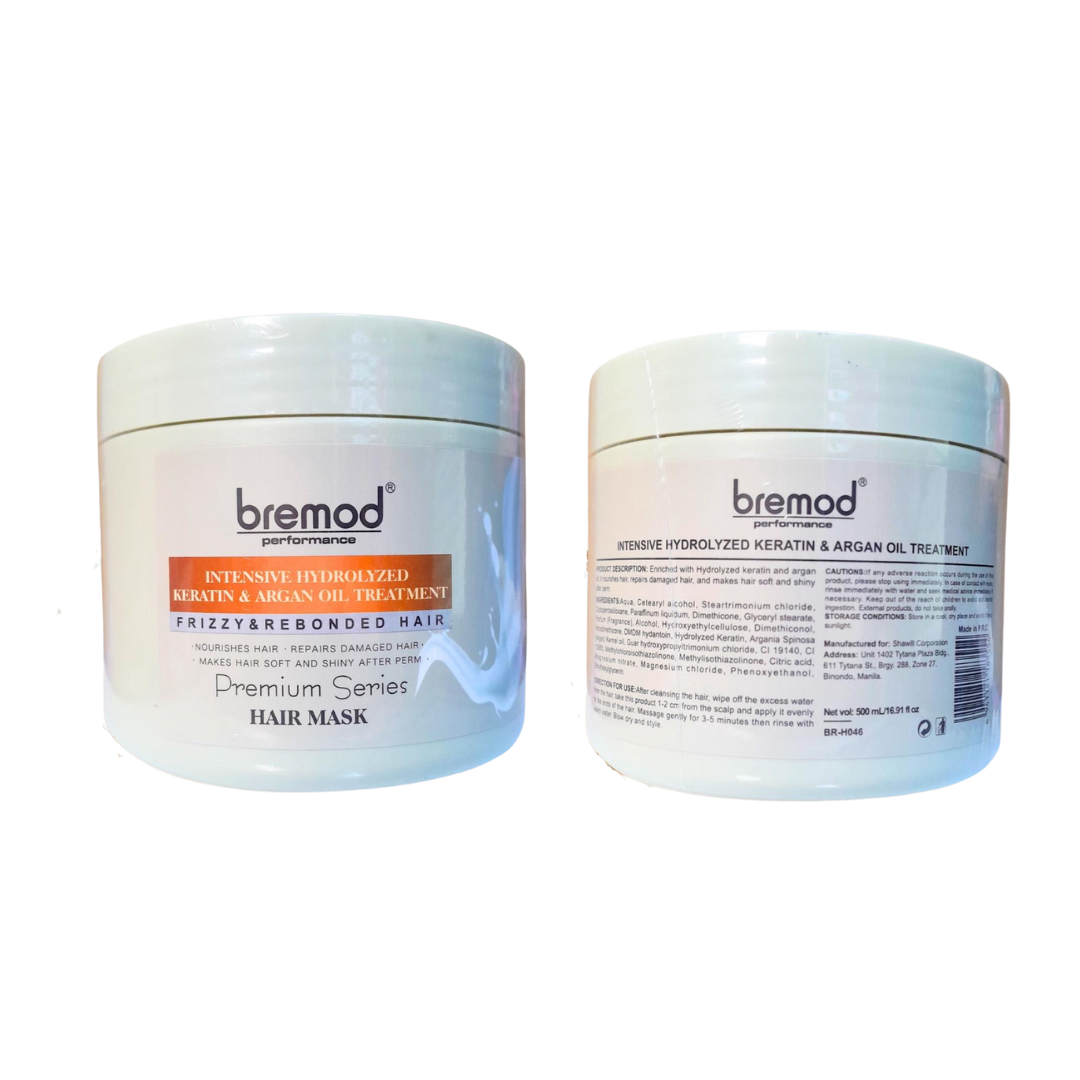 Bremod Performance Hair Mask Intensive Hydrolized Keratin & Argan Oil ...
